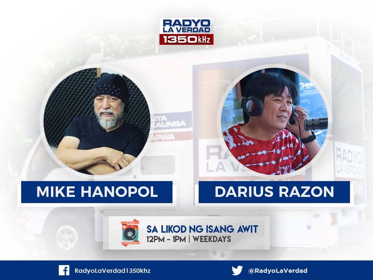 Mike Hanopol at Darius Razon, binisita ang Radyo La Verdad Mobile Booth ...